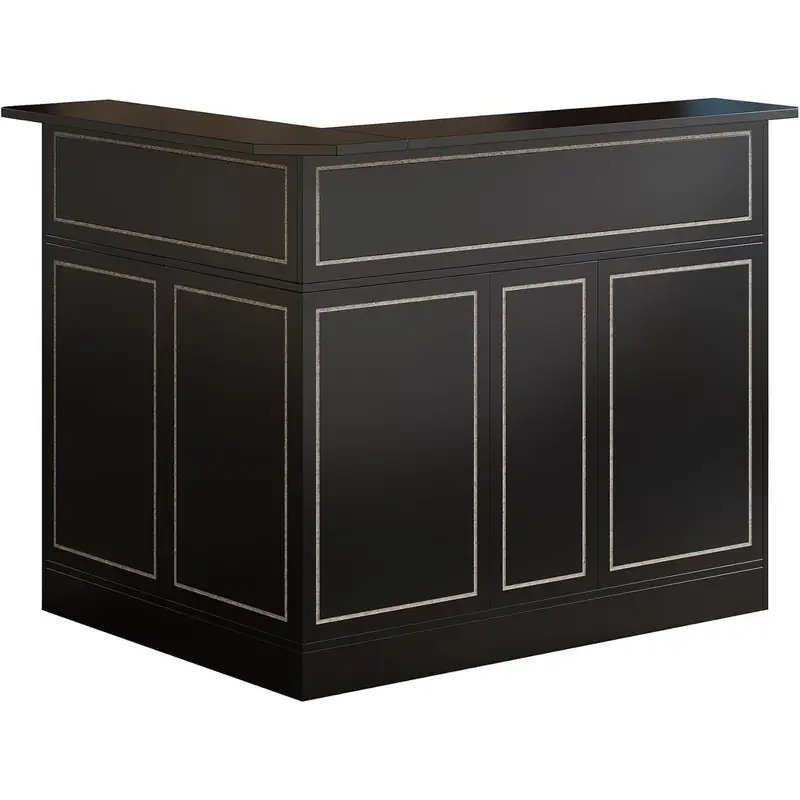 Reception Desk with Storage Shelves L-Shaped - JOE CEPEDA INSTITUTE